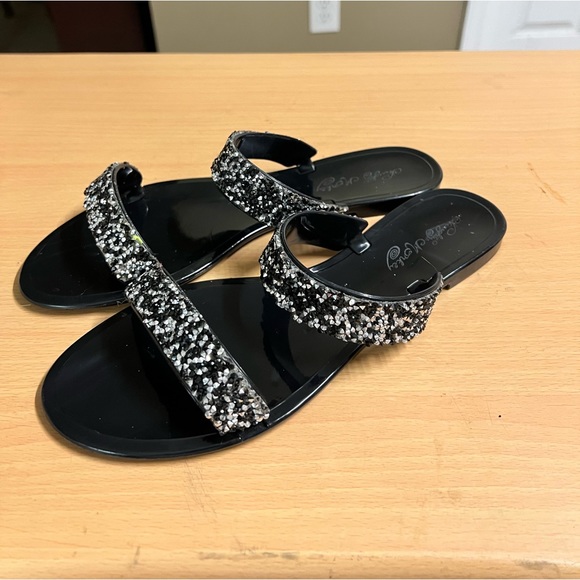 naughty monkey | Shoes | Naughty Monkey Black Slide Sandals | Poshmark